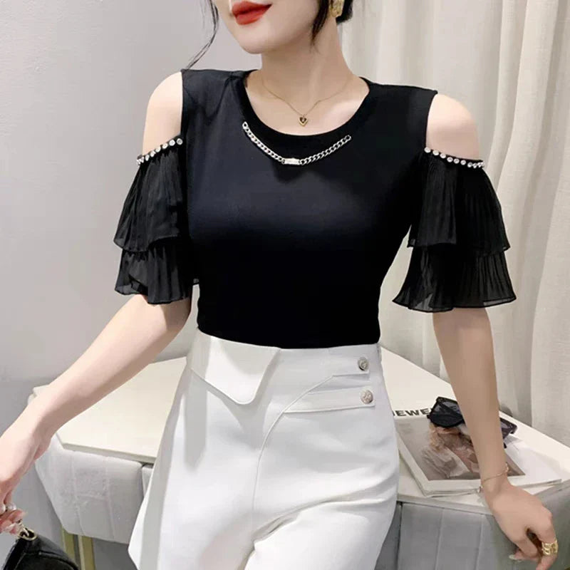 Sexy Off The Shoulder T Shirt Nouvo London